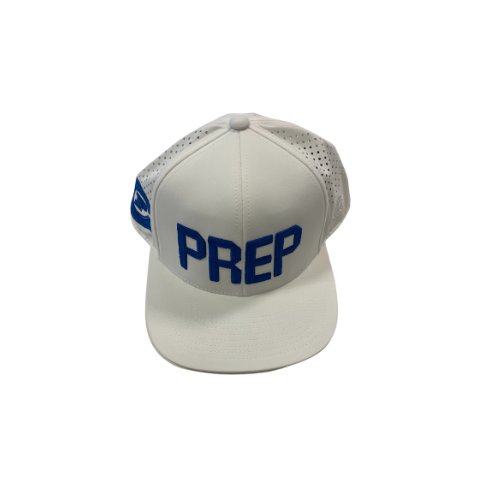 White Golf Hat, PREP | Creighton Prep JayMart