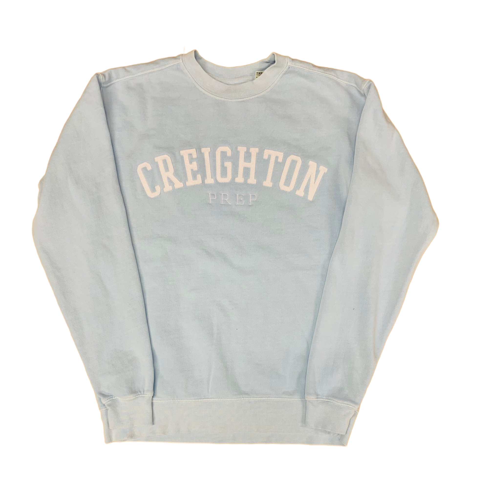 Creighton Prep Fleece Crew, Blue 84 | Creighton Prep JayMart